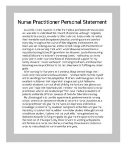 12 Complete Templates Of Nursing Personal Statement For A Job And Tips ...
